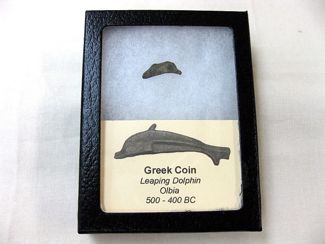 Ancient Greek Dolphin Coin #12 | Fossils for Sale