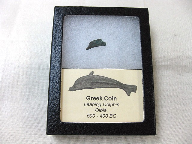 Ancient Greek Dolphin Coin #20 | Fossils for Sale
