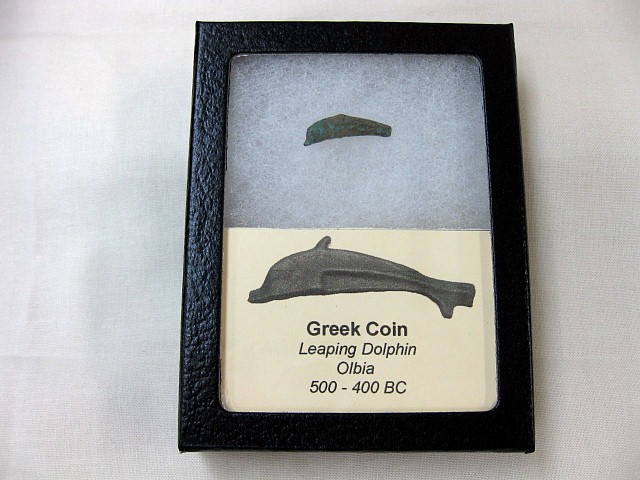 Ancient Greek Dolphin Coin #3 | Fossils for Sale