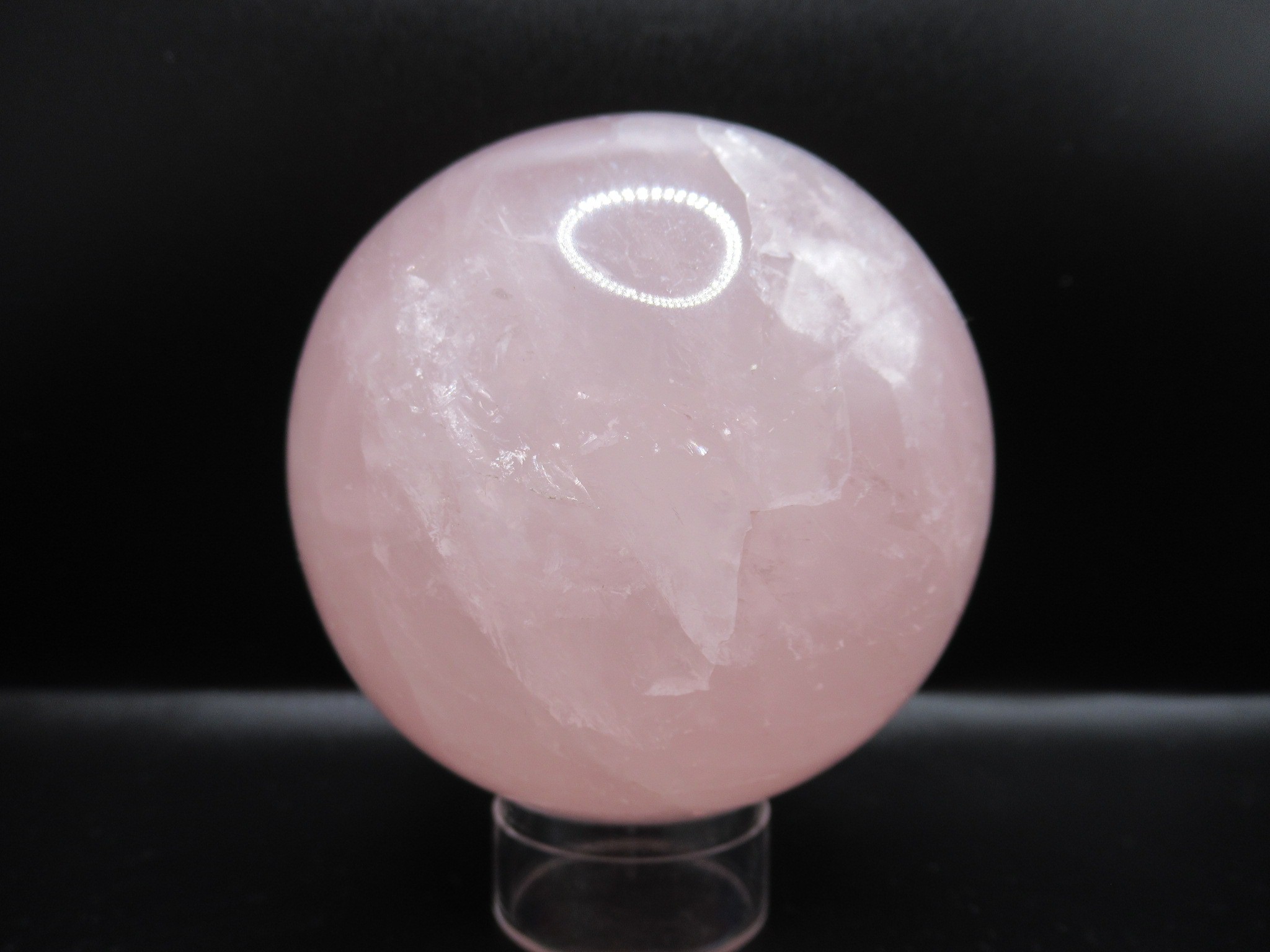 Polished Rose Quartz Mineral Sphere #1 | Fossils for Sale