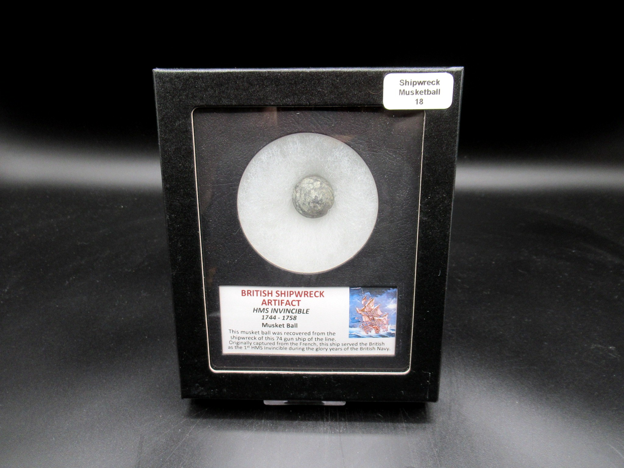 Shipwreck Artifacts | Musket Ball #18 | Fossils for Sale