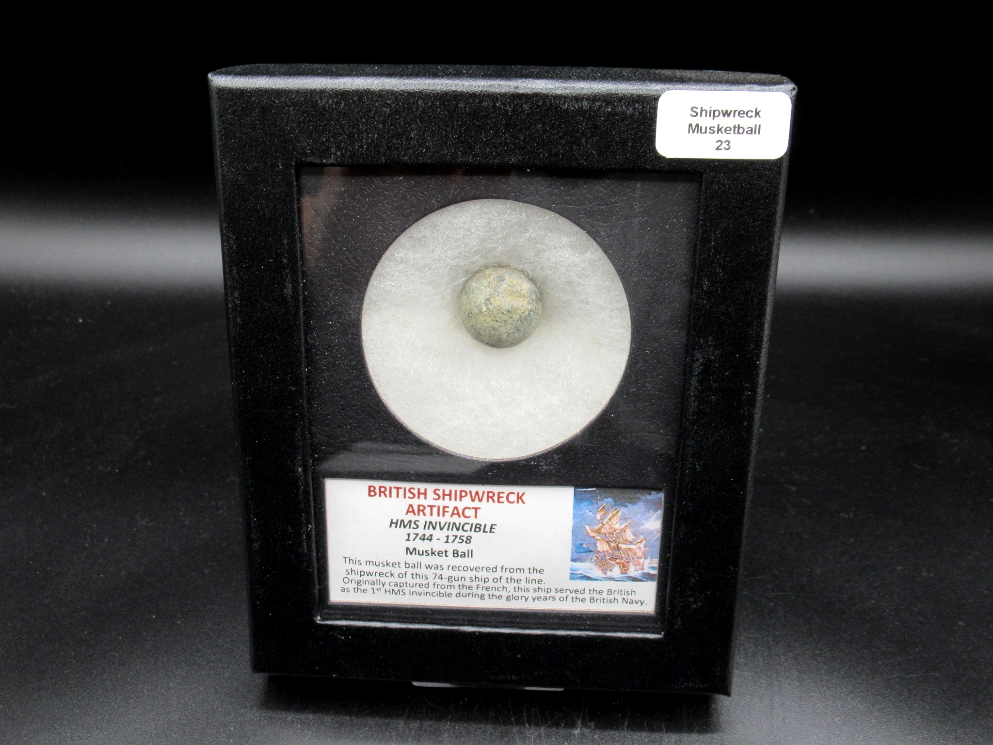 Shipwreck Artifacts | Musket Ball #23 | Fossils for Sale